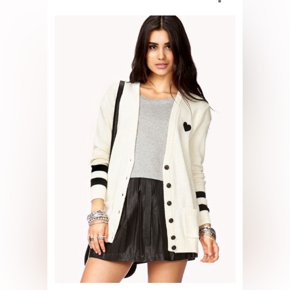 Forever 21 | Sweaters | Forever 2 Prep School Varsity Sweater Sz M ...